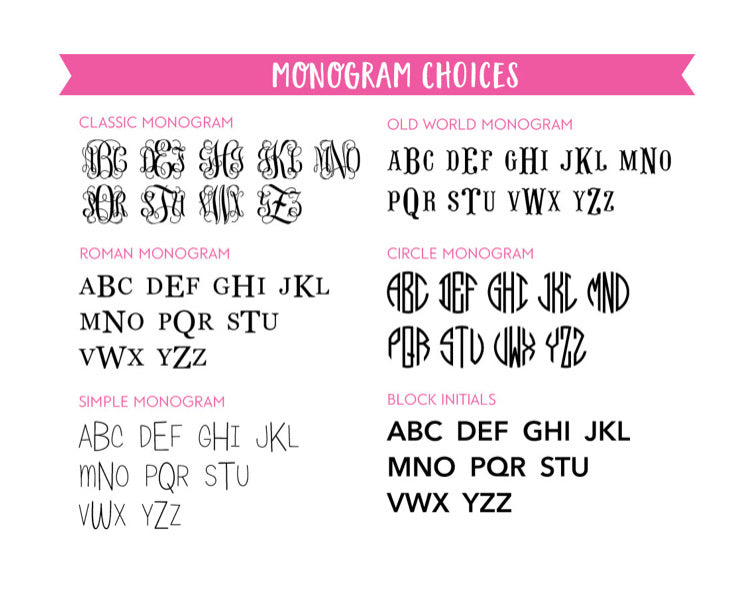Squared Pink Sticker – The Preppy Desk LLC
